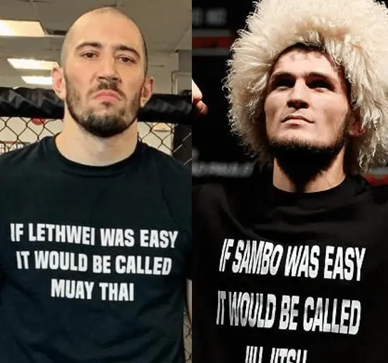 Dave Leduc takes a dig at Muay Thai with Lethwei T-shirt - BudoDragon